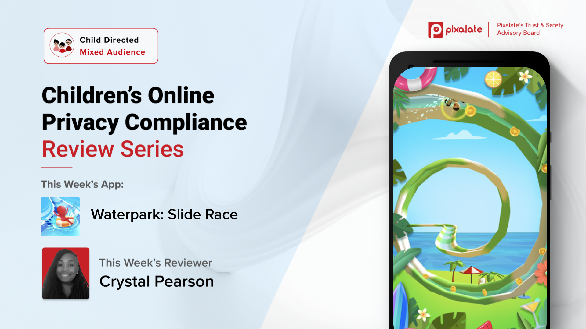 Pixalate's COPPA Manual Reviews: ‘Waterpark: Slide Race'